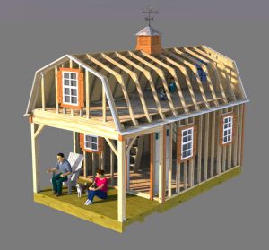 12x22 Barn Shed Plans